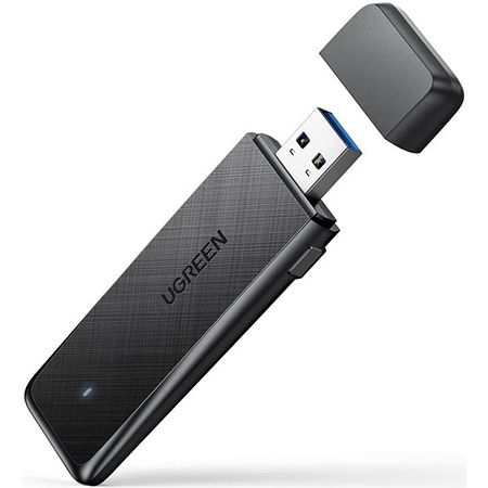 UGREEN AC1300 USB 3.0 WLAN Stick mit eingebauter Dual-Gain-Antennen für ...