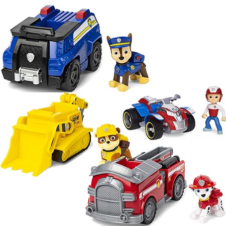 Paw Patrol Figuren Mit Fahrzeug