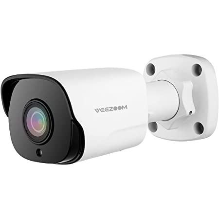 VEEZOOM 5MP PoE IP CCTV Kamera mit Bewegungserkennung & 30m Nachtsicht ...