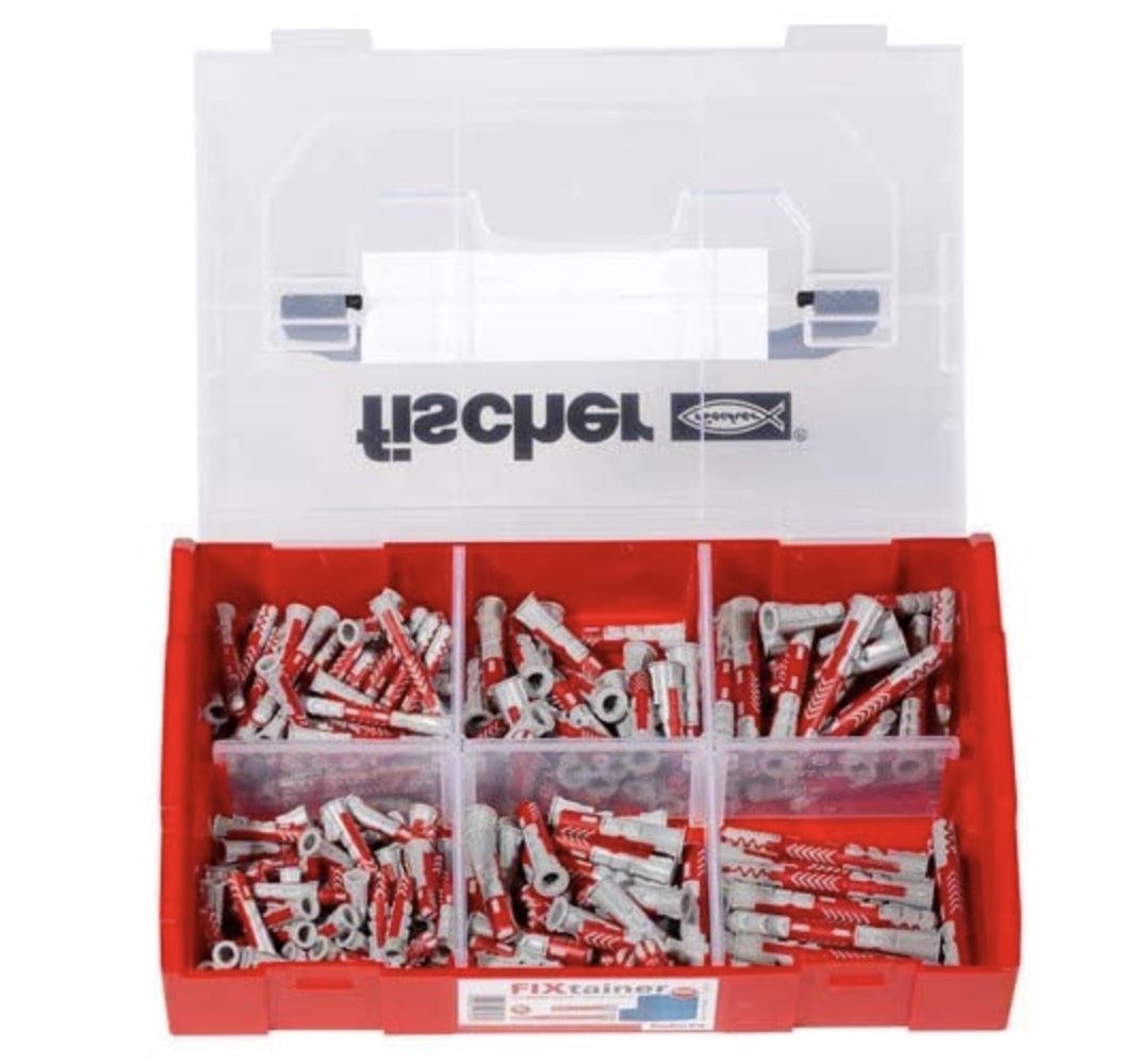 fischer FIXtainer DUOPOWER Tiefenbiss-Box mit 210 Dübeln für 14,67 ...