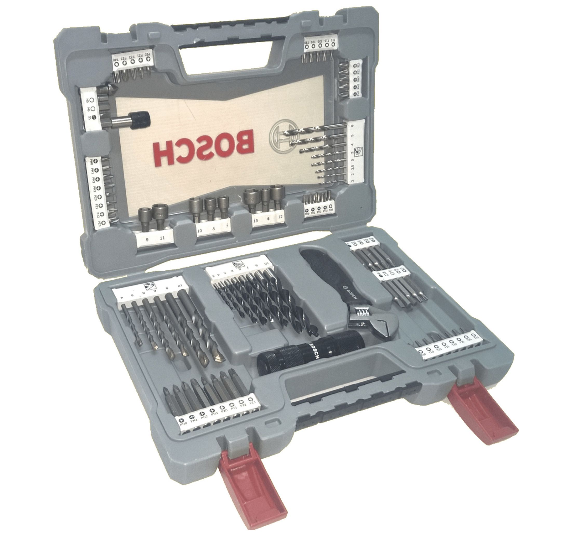 Bosch Professional Bits und Bohrer Premium X-Line Set 91-teilig für 33 ...