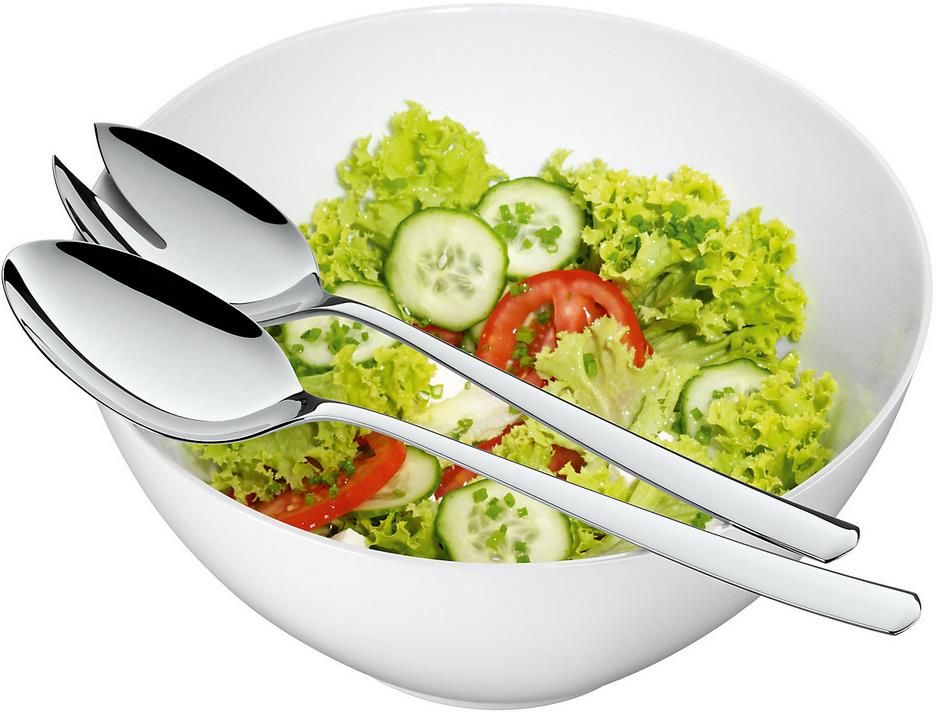 WMF Bistro Salatschüssel Set mit Salatbesteck 3-tlg. für 26,04€ (statt 34€)