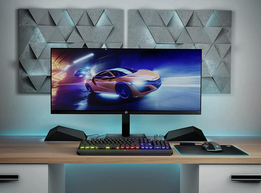 HP X34 - 34" WQHD IPS Gaming Monitor mit 165Hz für 359€ (statt 400€)