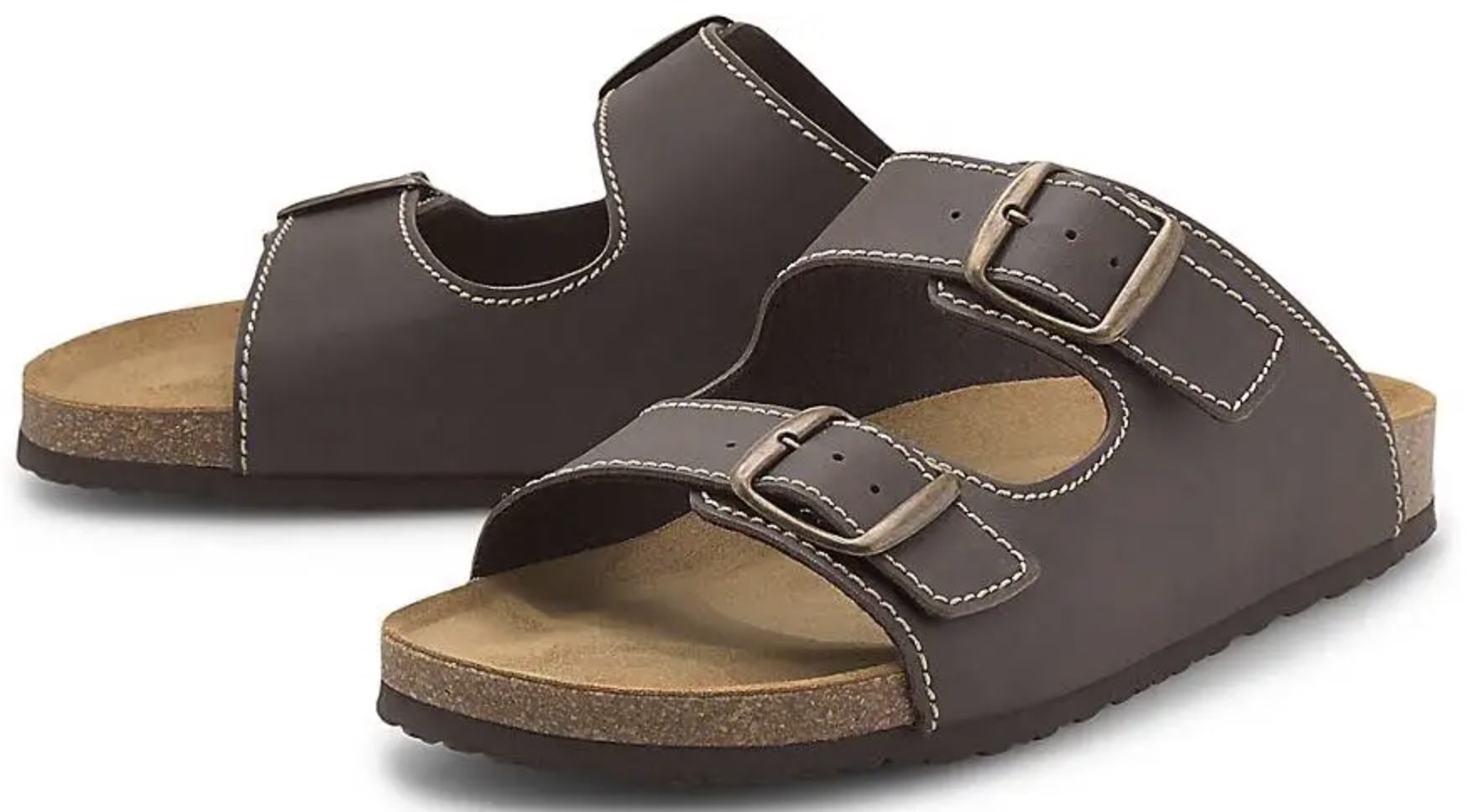Bio Life Komfort-Pantolette in Dunkelblau & Braun ab 22,46€ (statt 32€)