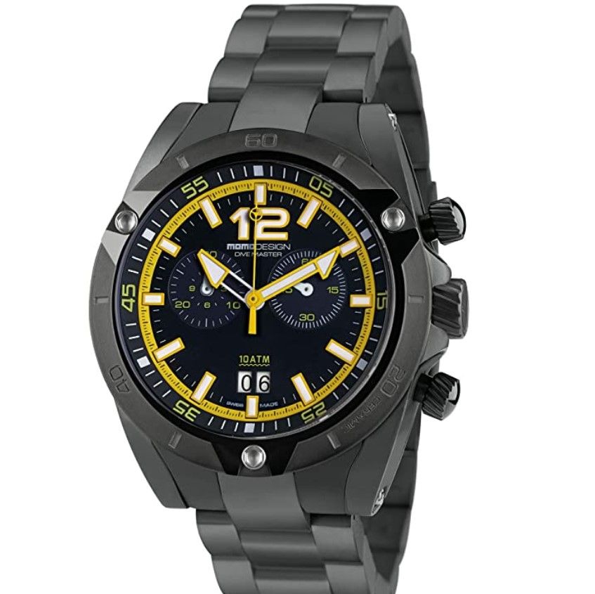 Momo Dive Master MD282BK -30 46mm Mode Uhr für 121,98€ (statt 204€)