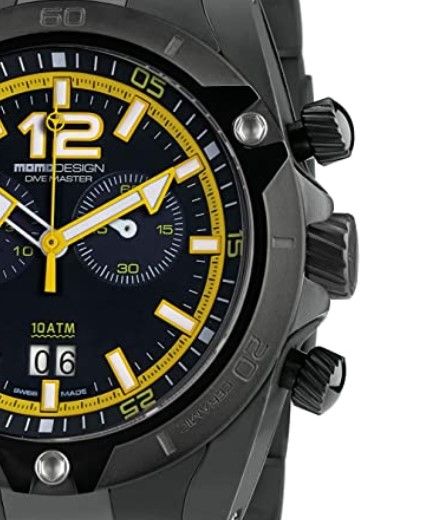 Momo Dive Master MD282BK -30 46mm Mode Uhr für 121,98€ (statt 204€)