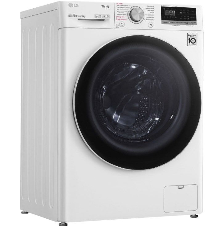 LG Waschmaschine (F4WV509S1) - mit 9kg und 1400U/min und Aqua-Stop für ...