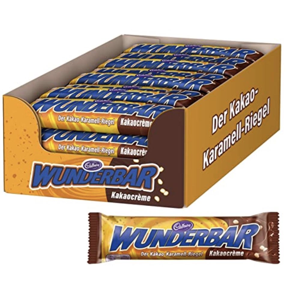 24x WUNDERBAR Kakao-Karamel Riegel (je 48g) ab 12,59€ (statt 16 ...