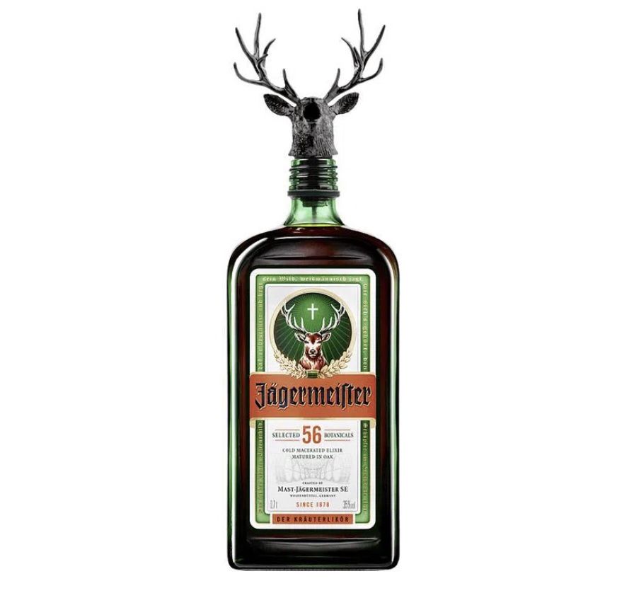 4x 0,5L Jägermeister 35% + 2x Hirsch-Ausgießer für 53,70€ (statt 66€)
