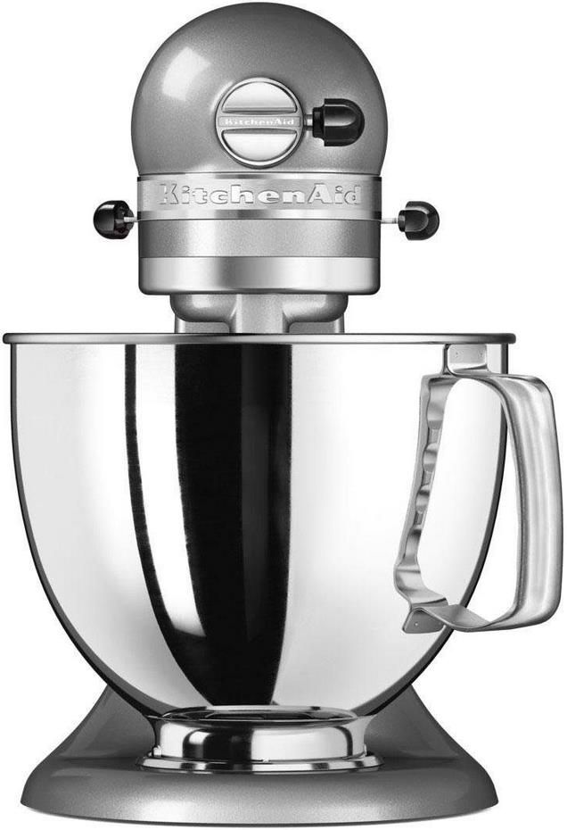 KitchenAid 5KSM125ECU Artisan Küchenmaschine mit 300 W & 4,8L Schüssel ...