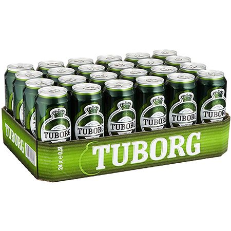 🍻 24er Pack Tuborg Pilsener Dosenbier 0,5L ab 15€ (statt 21€) - 0,63 ...