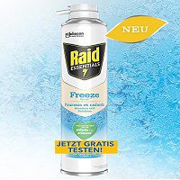 dm: Raid Essentials Insektenspray Freeze Spray gratis ausprobieren