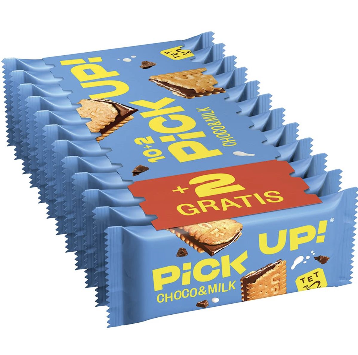 12er Pack PiCK UP! Choco & Milk Keksriegel ab 2,38€ - Prime Sparabo