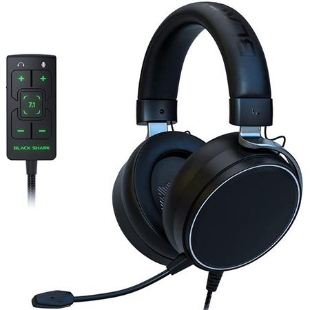 Black Shark Goblin X2 7.1 Surround Sound Gaming Headset mit Soundkarte ...