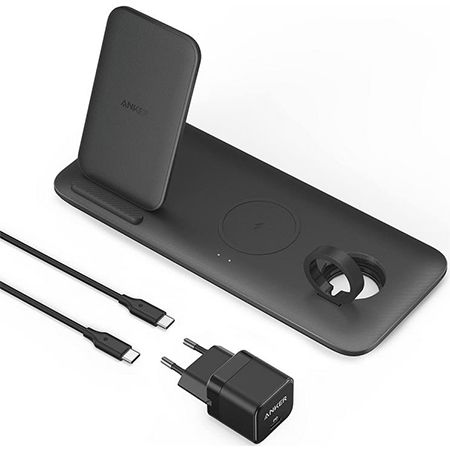 Anker 333 Kabellose 3-in-1 Ladestation mit QI-Ladefunktion für 31,27 ...