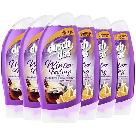 6er Pack Duschdas Winter Feeling Duschgel, 250 ml ab 7,09€ - Prime Sparabo