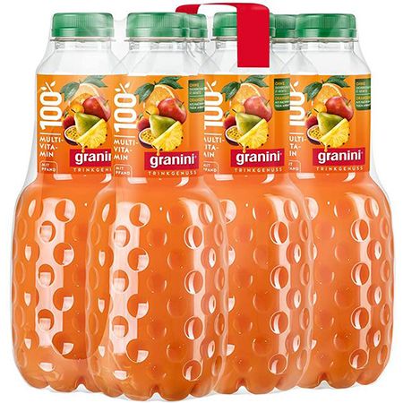 6er Pack granini Trinkgenuss Multivitamin (100% Saft), 1L ab 7,36 ...