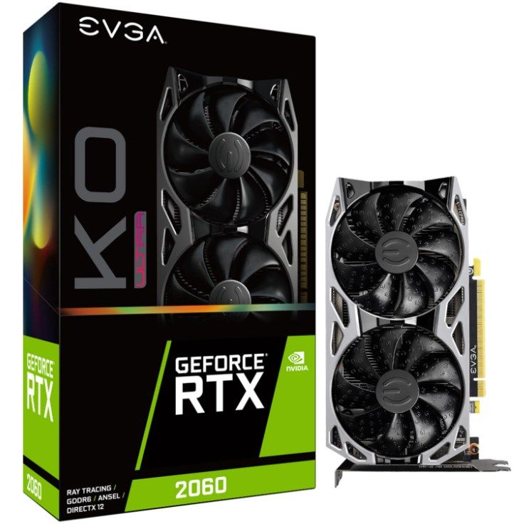 EVGA GeForce RTX 2060 KO ULTRA mit 6GB Grafikspeicher für 306,98 ...