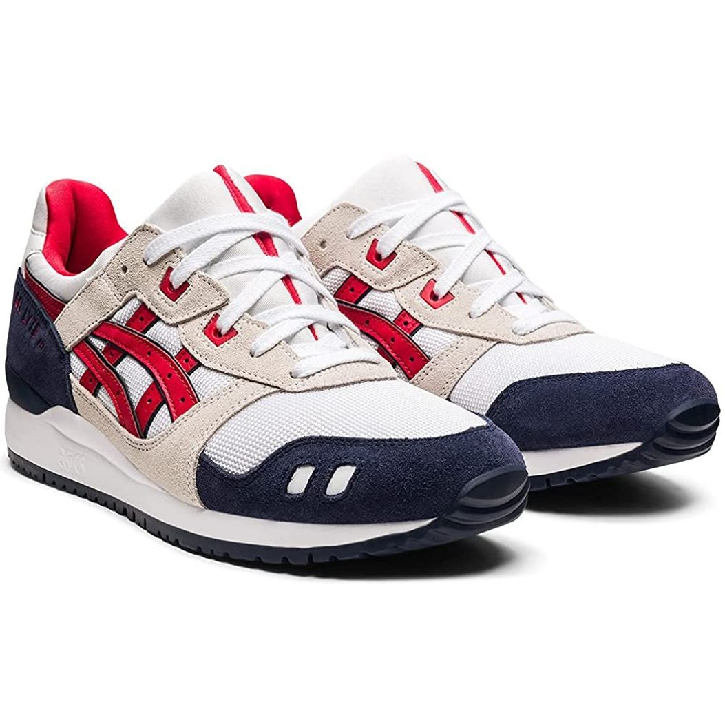 Asics Sportschuhe Gel-Lyte Iii Og in White/Classic-Red für 62,99 ...
