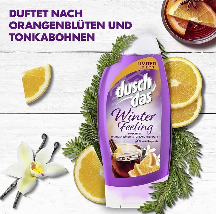 6er Pack Duschdas Winter Feeling Duschgel, 250 ml ab 7,09€ - Prime Sparabo