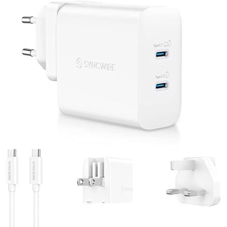 Syncwire AC660 - 67W USB C Ladegerät inkl. US & UK Adapter für 29,39 ...