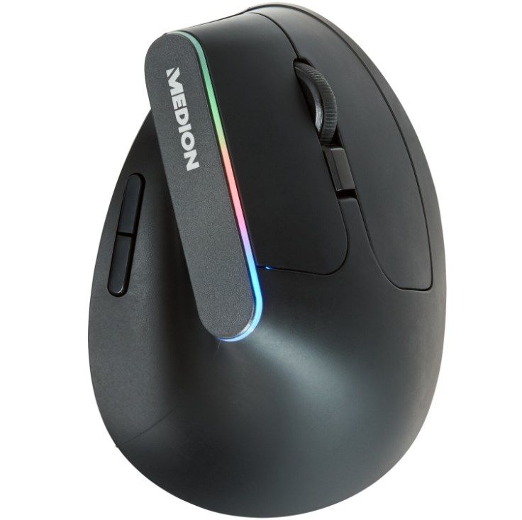 Medion E81023 vertikale Funkmaus mit bis zu 4.000DPI für 20€ (statt 25€)