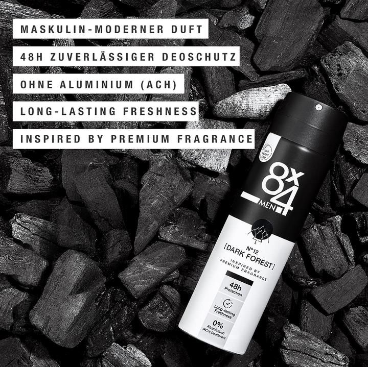 8X4 Men N°12 Dark Forest Deospray, 150 ml ab 1,79€ (statt 3€) - Prime Sparabo