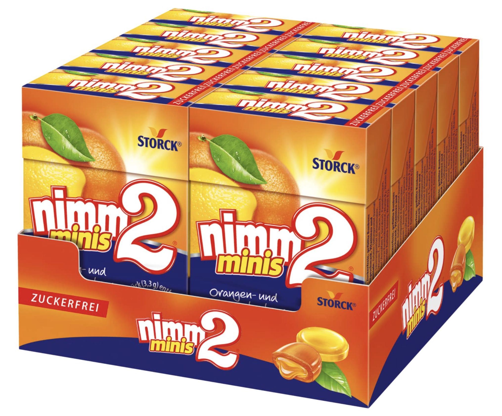 10x 40g nimm2 Bonbons minis zuckerfrei für 4,70€ (statt 10€) - Prime