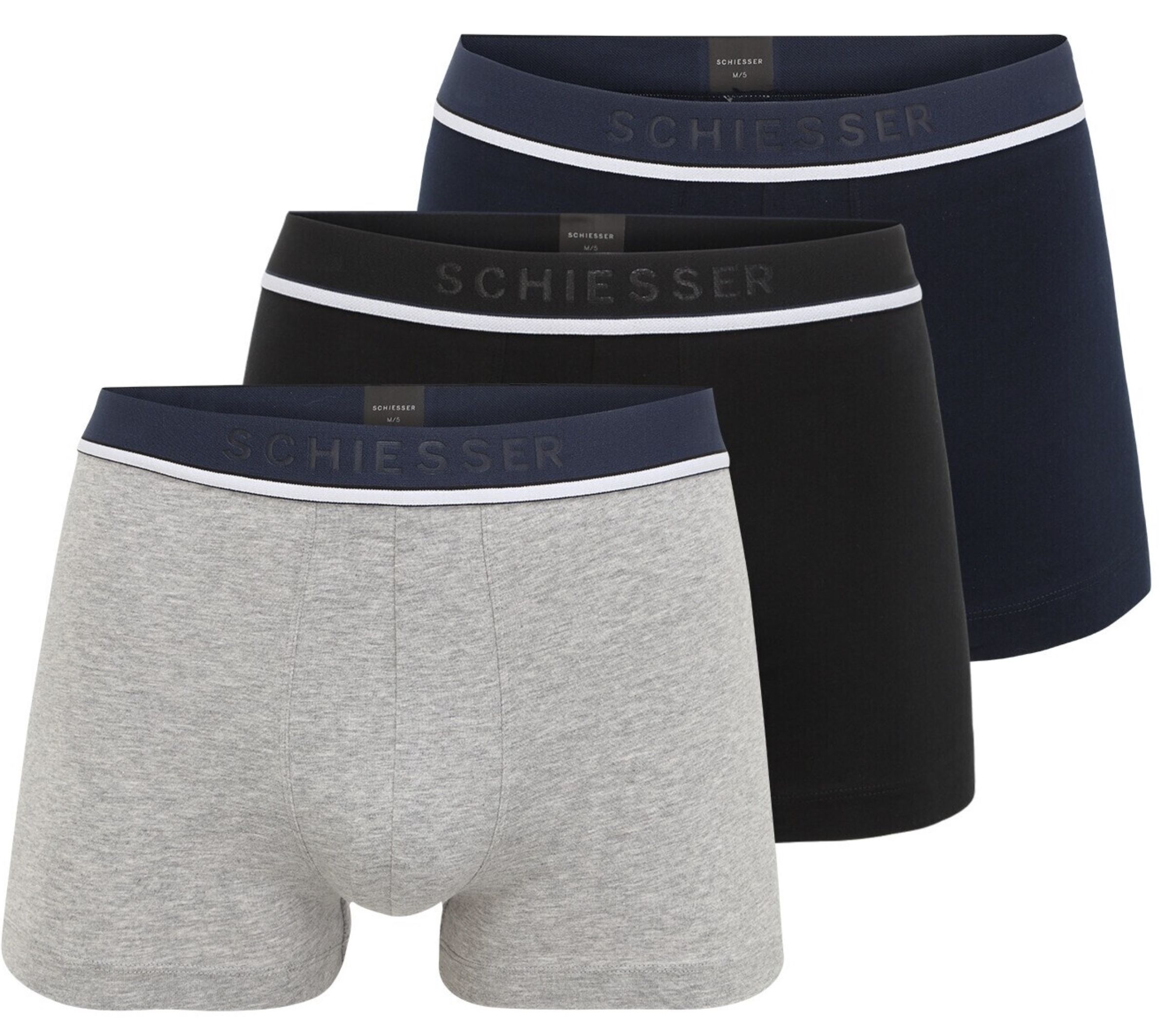 3er Pack Schiesser Herren 95/5 Organic Cotton Boxershorts für 17,91 ...