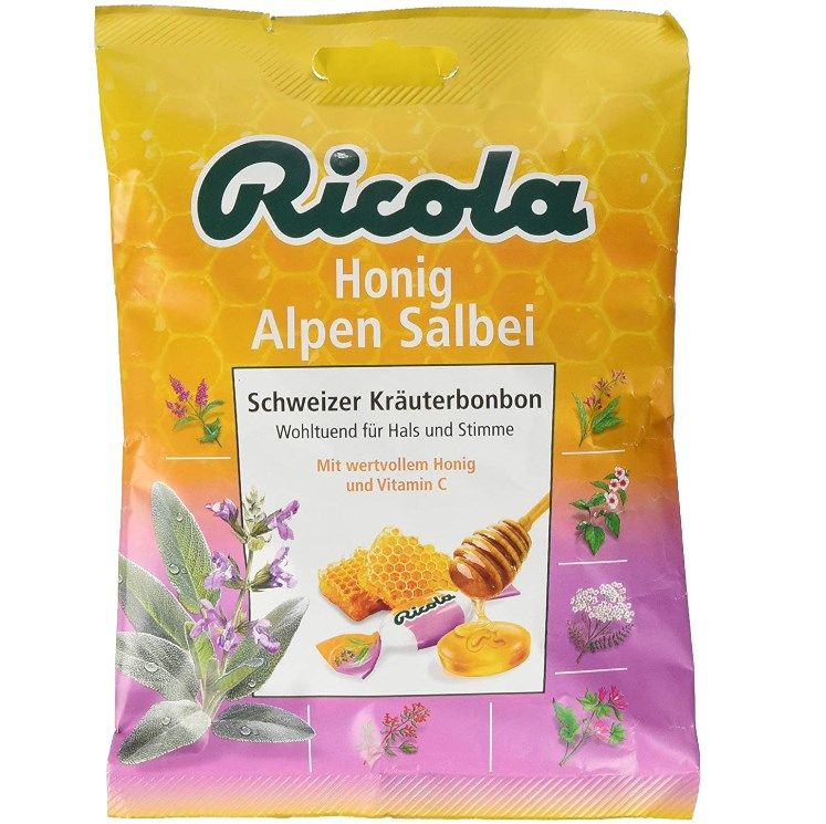 18 x 75g Beutel Ricola Honig Alpen Salbei Kräuterbonbons ab 20,46 ...