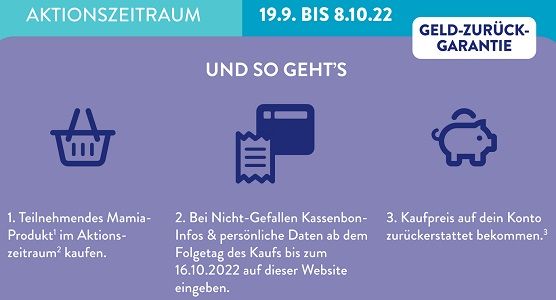 Aldi Süd: Windeln von MAMIA ausprobieren - bei Unzufriedenheit Geld zurück