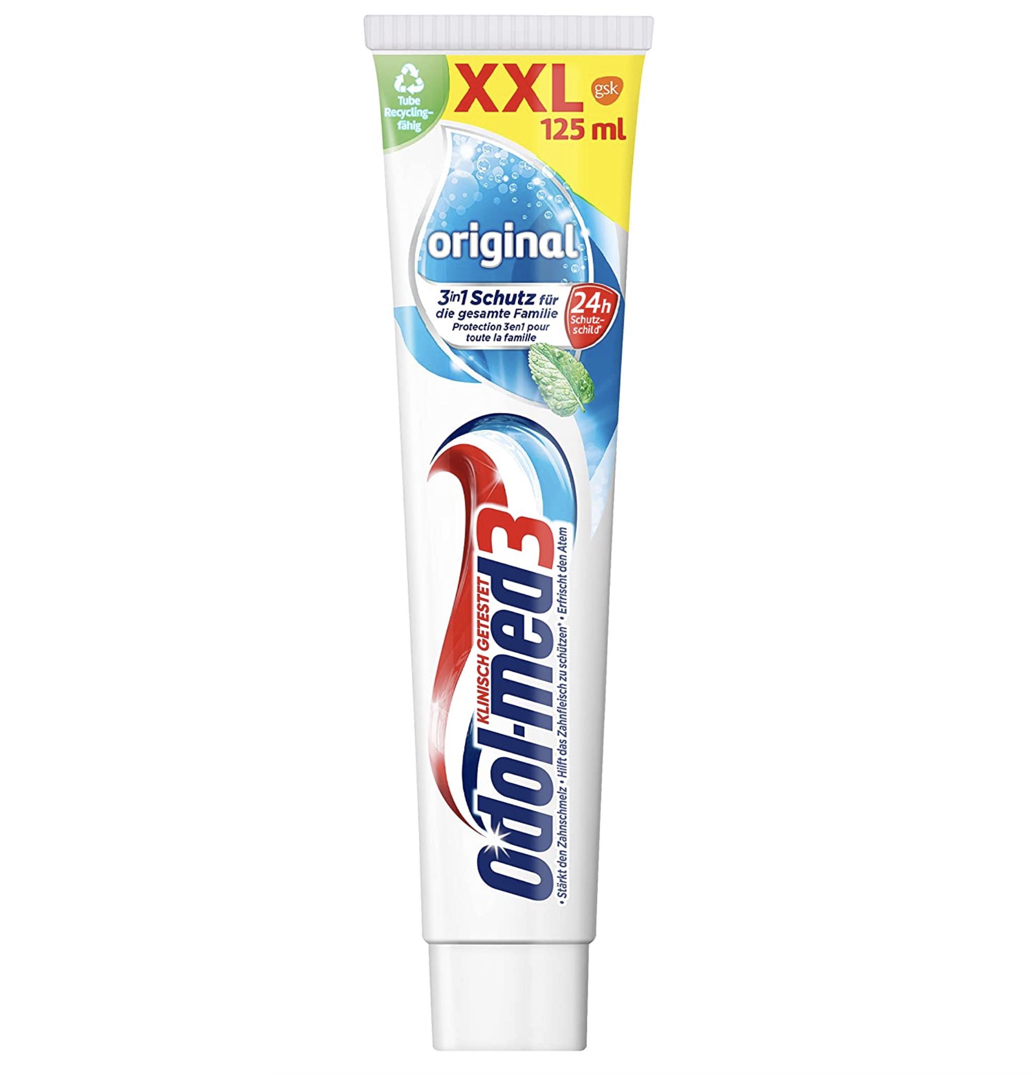 125ml Odol-med3 Original Zahnpasta ab 1,16€