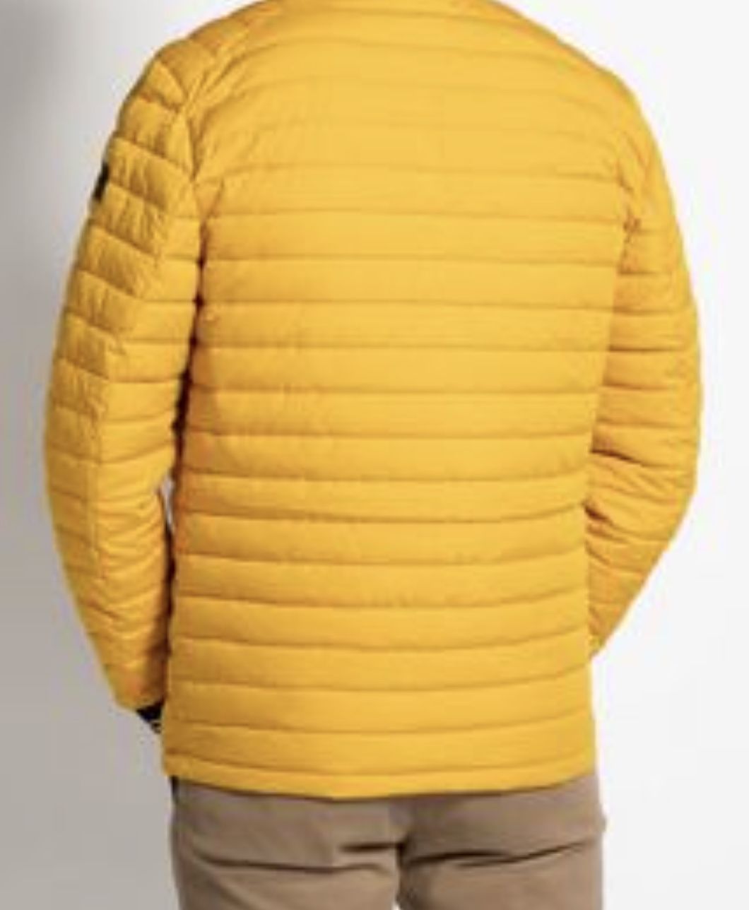 St. Moors Herren Steppjacke in Senf-Gelb für 21,94€ (statt 48€)