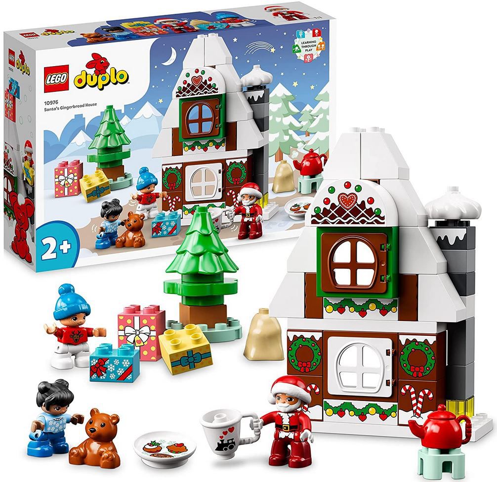 LEGO Duplo 10976 Lebkuchenhaus mit Weihnachtsmann Figur für 17,99 ...