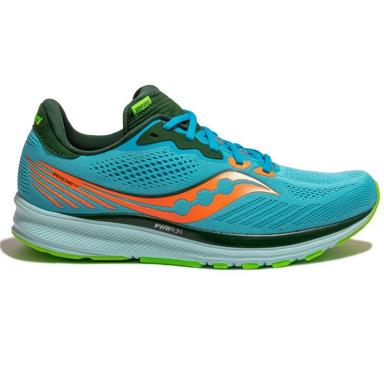 Saucony Ride 14 Laufschuhe in Blau für 62,88€ (statt 80€)