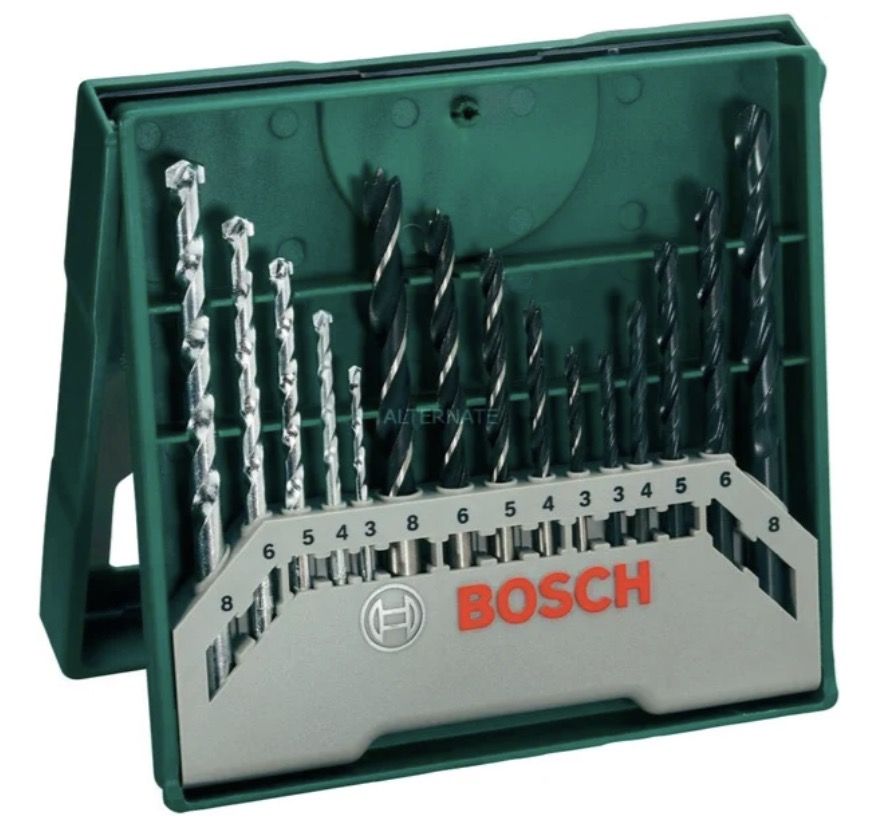 Bosch Mini X-Line Mixed Set mit 15 Bohrer für 8,79€ (statt 12€)