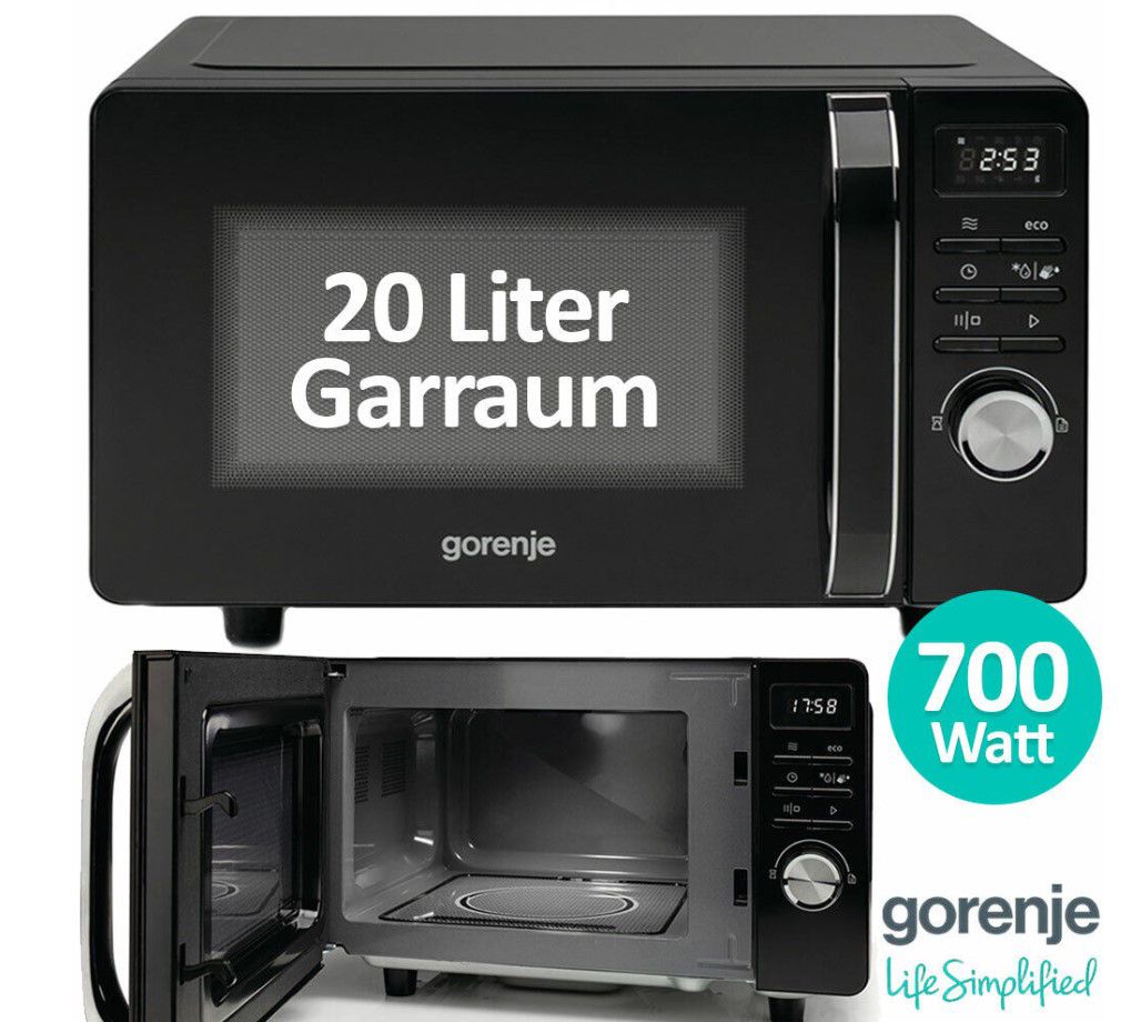 Gorenje MO20S4BC Microwelle 20l für 59,99€ (statt 80€)
