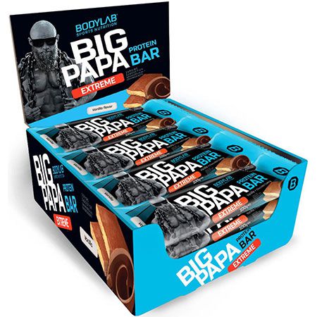 12er Pack Big Papa 50% Protein Bar Extreme á 100g für 28,89€ (statt 40€)