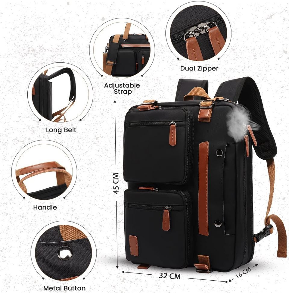 iTopschy Universal Rucksack bis 35L & 17,3 Zoll Laptopfach für 30,99 ...