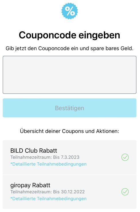 BILDplus: 5€ Tank-Coupon in der PACE Drive App