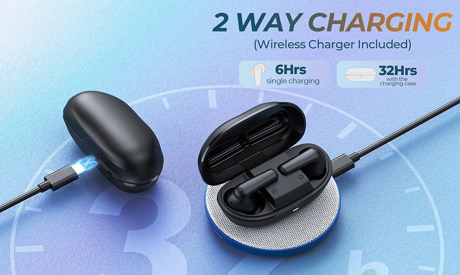 Profon A8 ANC BT Kopfhörer mit 32h Spielzeit für 11,99€ (statt 30€) - Prime