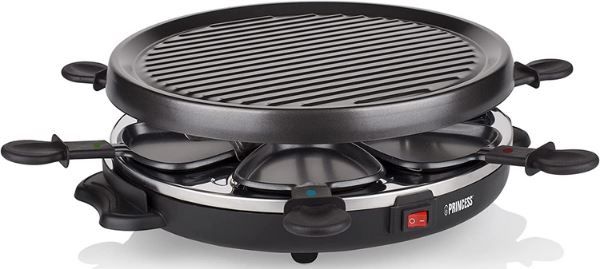 🍤 Princess Raclette für bis zu 6 Personen, 800W für 19,99€ (statt 28€)