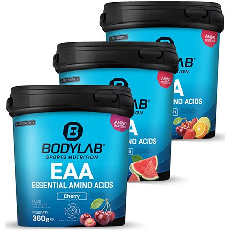 Bodylab EAA Amino Säuren in 3 Varianten, 360g ab für 18,09€ (statt 27€)