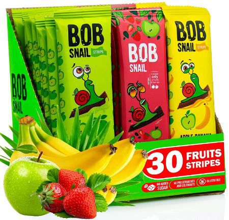 30er Pack Bob Snail Vegane Vielfrucht-Riegel ab 18,35€ (statt 30 ...