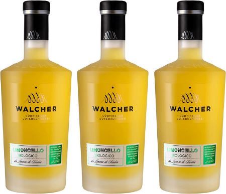 3x Walcher Bio Limoncello Likör aus Südtirol, 0,7l, 25% Vol. für 24,98 ...