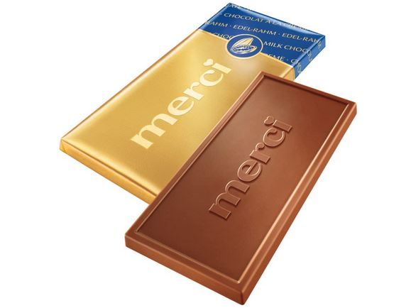 merci Tafelschokolade Edel-Rahm, 100g für 0,99€ (statt 1,50€) - Prime