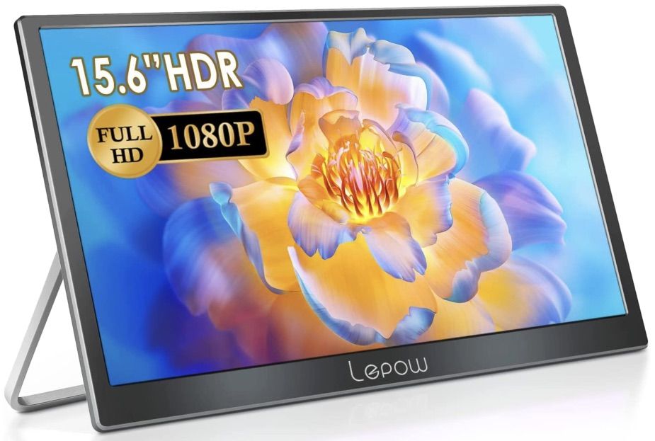 Lepow C2 - 15.6 Zoll Portabler Monitor (IPS, 1920x1080, Dual ...