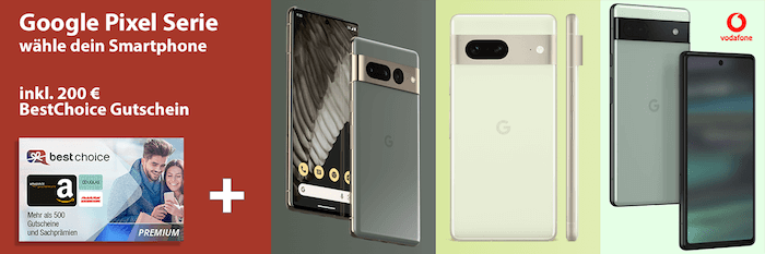 Google Pixel 7 (Pro) inkl. Vodafone Gigamobil Tarif + bis 200 ...