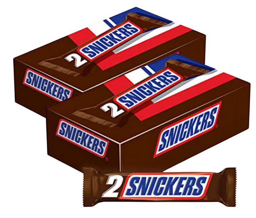 48x Snickers Schokoriegel je 75 g (3,6kg) für 25,90€