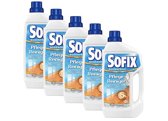 5x 1L SOFIX Pflege-Bodenreiniger für 14,35€ (statt 23€) - Prime